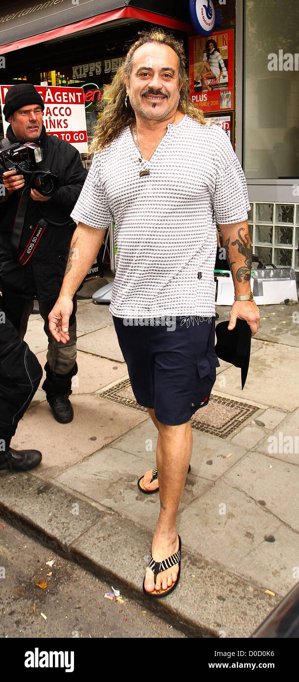 X Factor contestant Wagner Fiuza at the studios for rehearsals London ...
