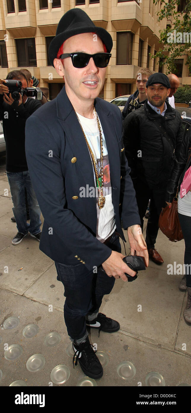 X Factor contestant Storm Lee at the studios for rehearsals London ...