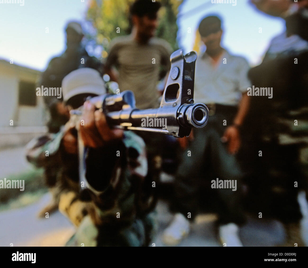 An Afghan Commando Aims His AK-47 Stock Photo - Alamy