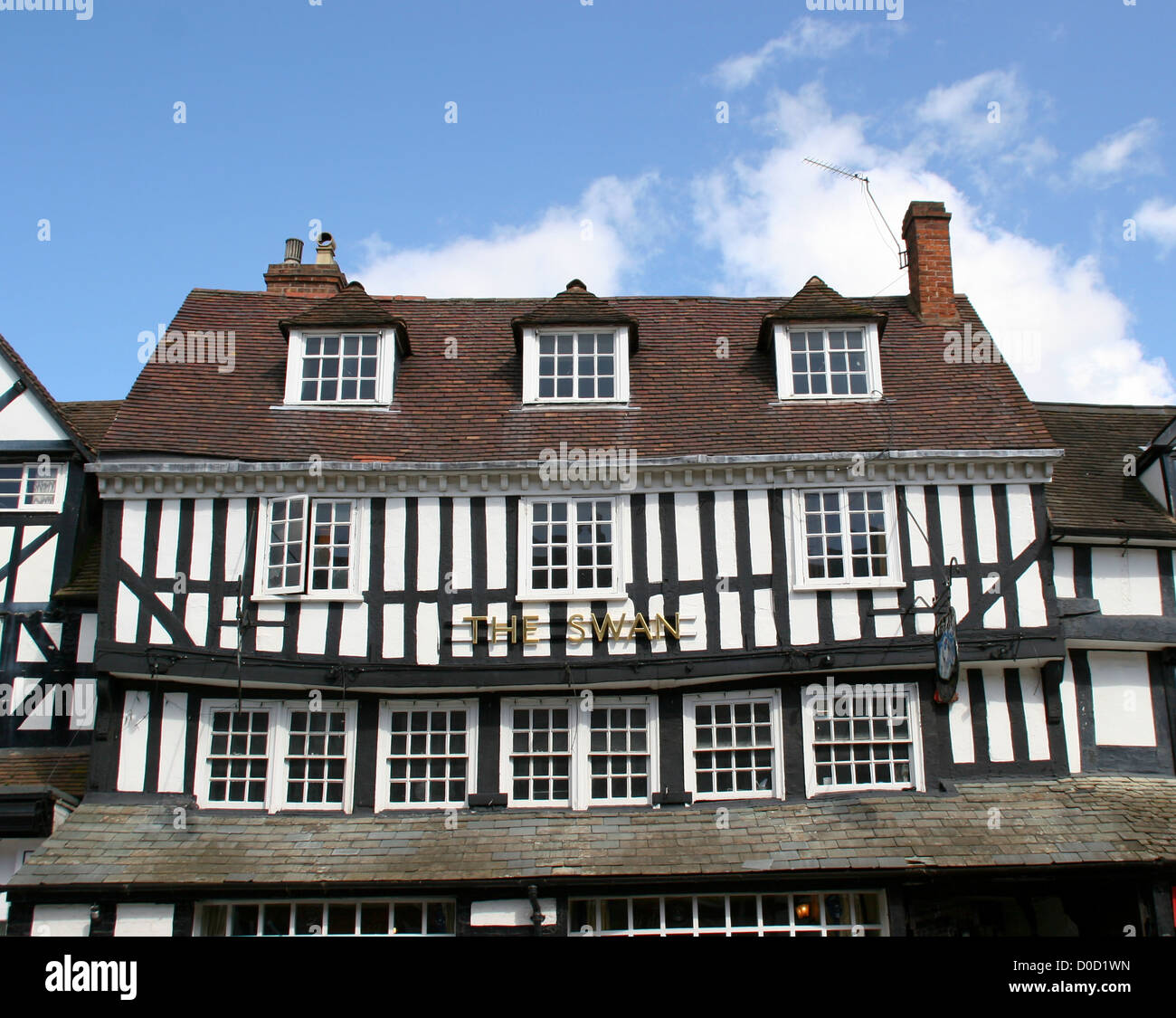 Swan coaching Inn Bridgnorth Shropshire England UK Stock Photo - Alamy