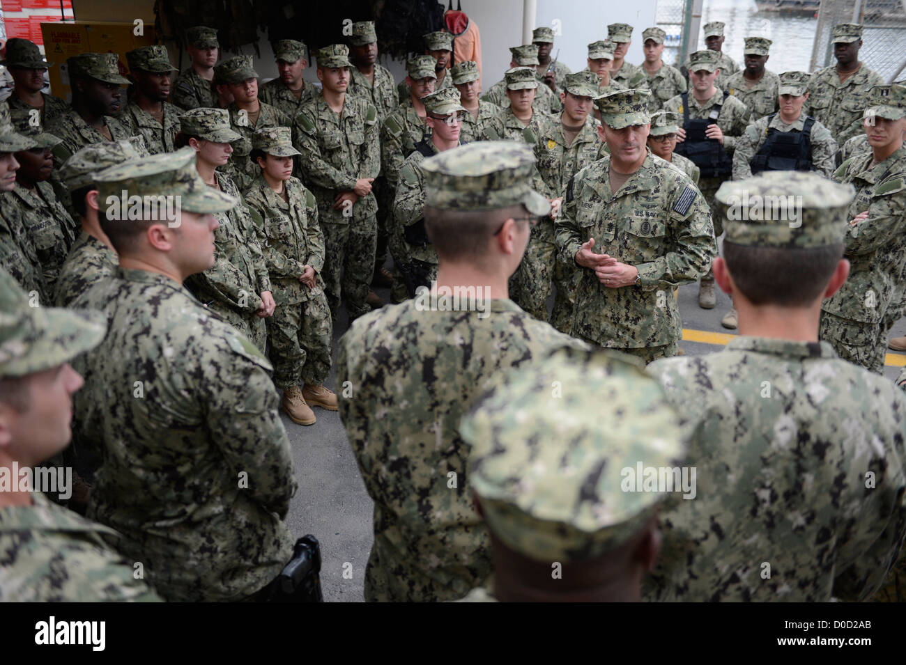 Chief petty officer of the navy mcpon mike stevens hi-res stock ...