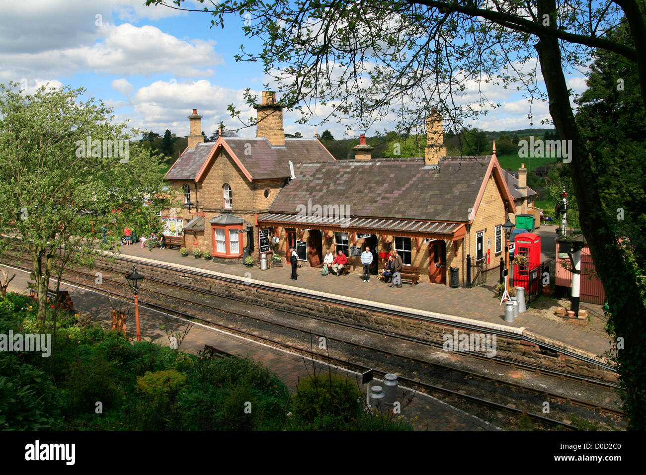 Arley station on the severn valley railway in worcestershire hi-res ...