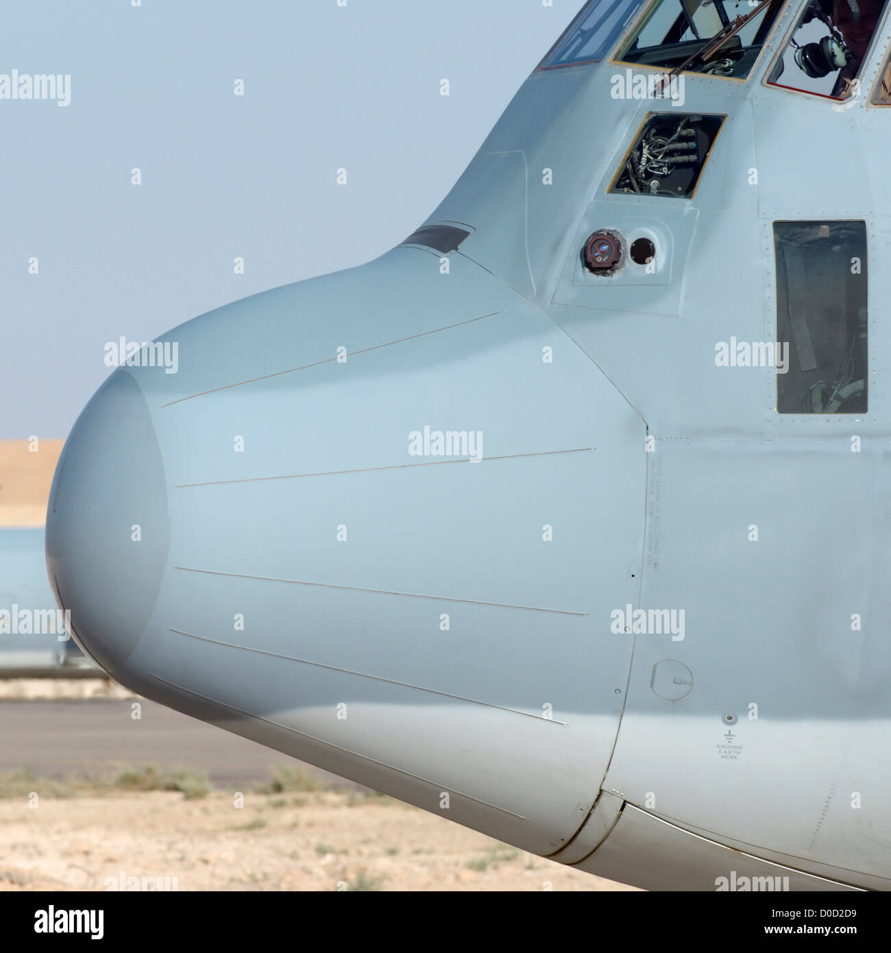 Detail View of The Radar Dome of a US Marine Corps C-130J Hercules at ...