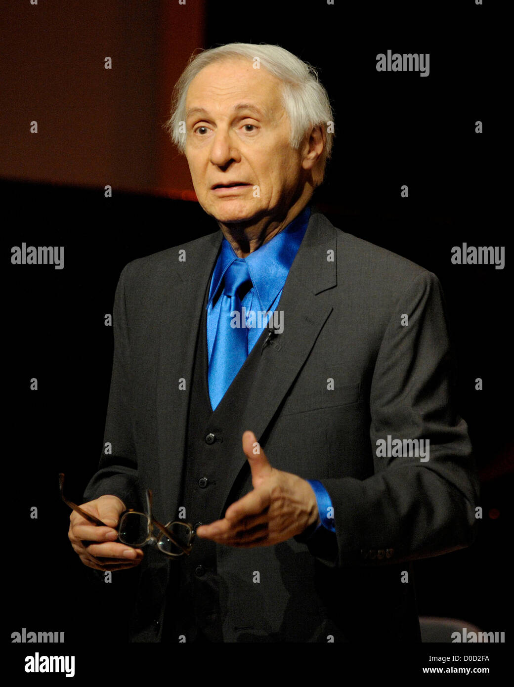 The Amazing Kreskin aka George Kresge Jr on stage at the Glenn Gould ...