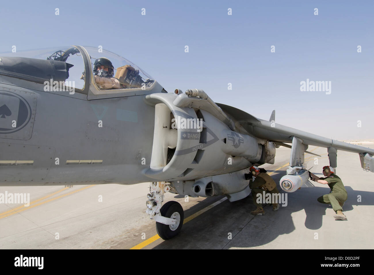 A US Marine Arms Laser Maverick Air Ground Missile Mounted on AV-8B ...