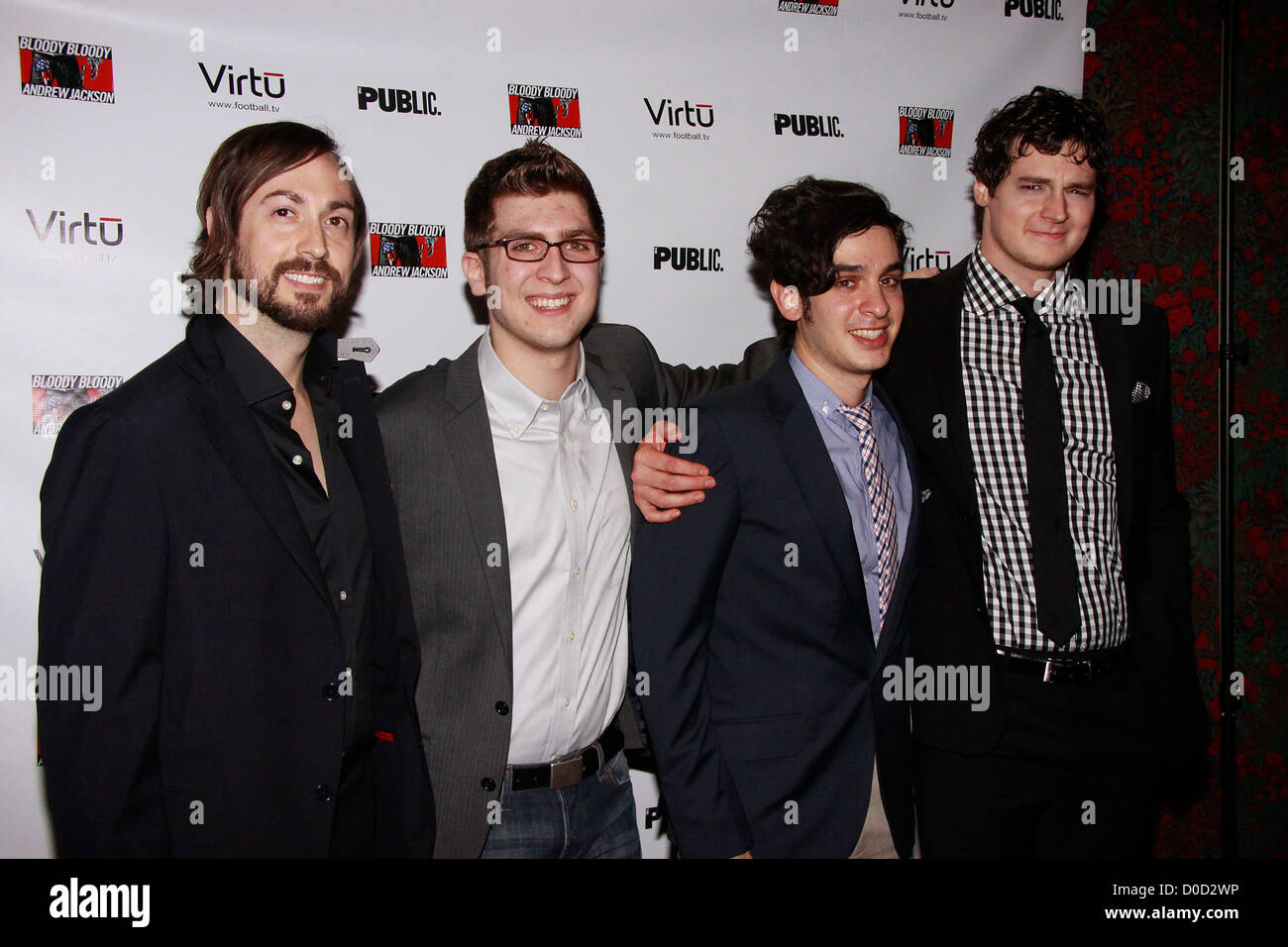 Kevin Garcia, Charlie Rosen, Justin Levine and Benjamin Walker Opening ...