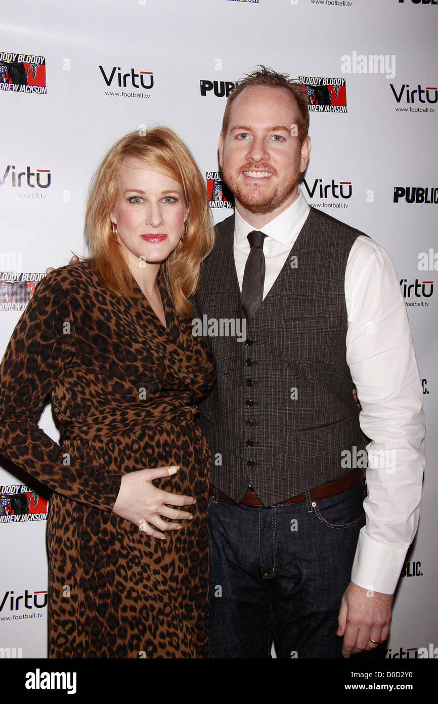 Katie Finneran and Darren Goldstein Opening night of the Broadway ...