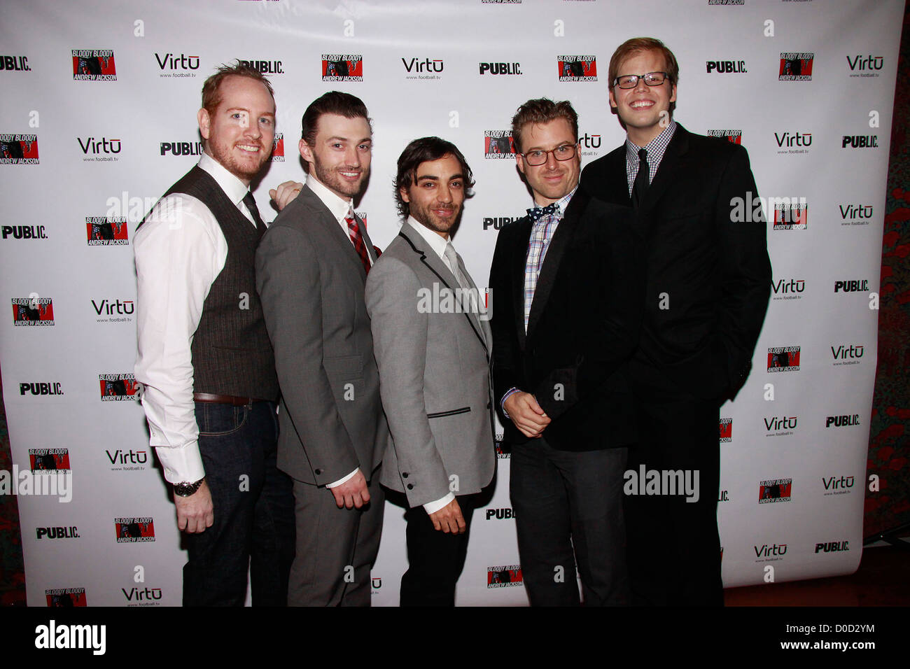 Darren Goldstein and cast Opening night of the Broadway musical ...