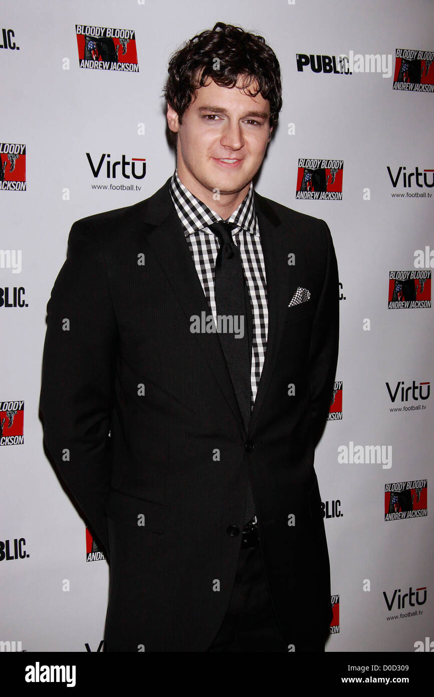 Benjamin Walker Opening night of the Broadway musical production of ...