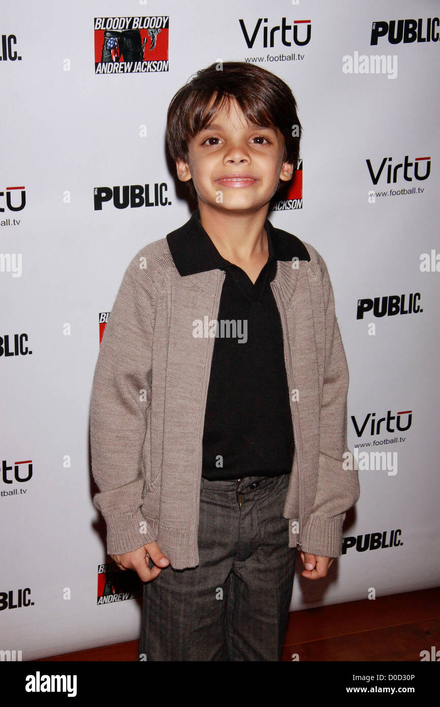 Aiden Eyrick Opening night of the Broadway musical production of ...