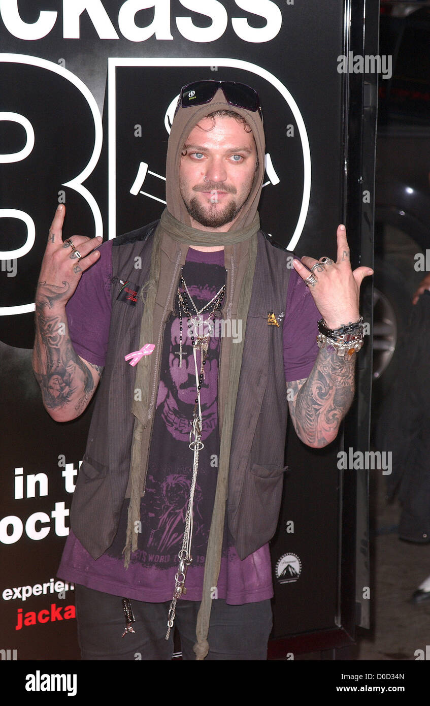 Bam Margera Los Angeles Premiere of 'Jackass 3D' at the Grauman's ...