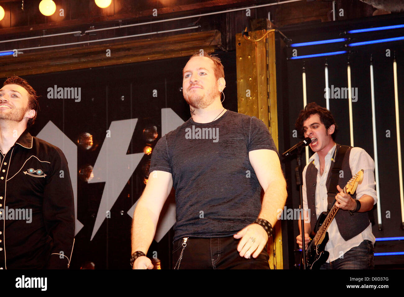Darren Goldstein and cast Opening night of the Broadway musical ...