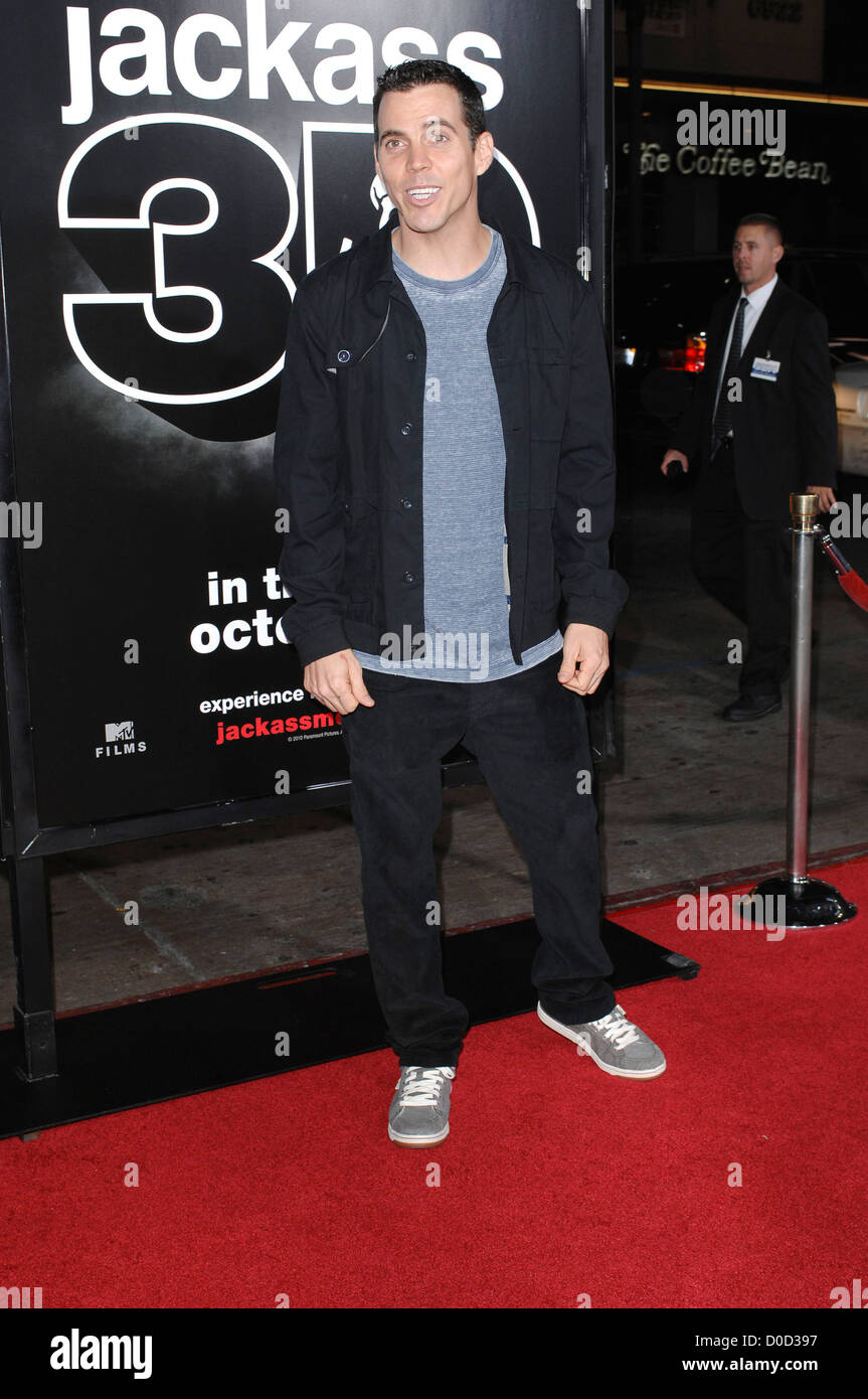 Steve O aka Stephen Glover Los Angeles Premiere of 'Jackass 3D' at the ...