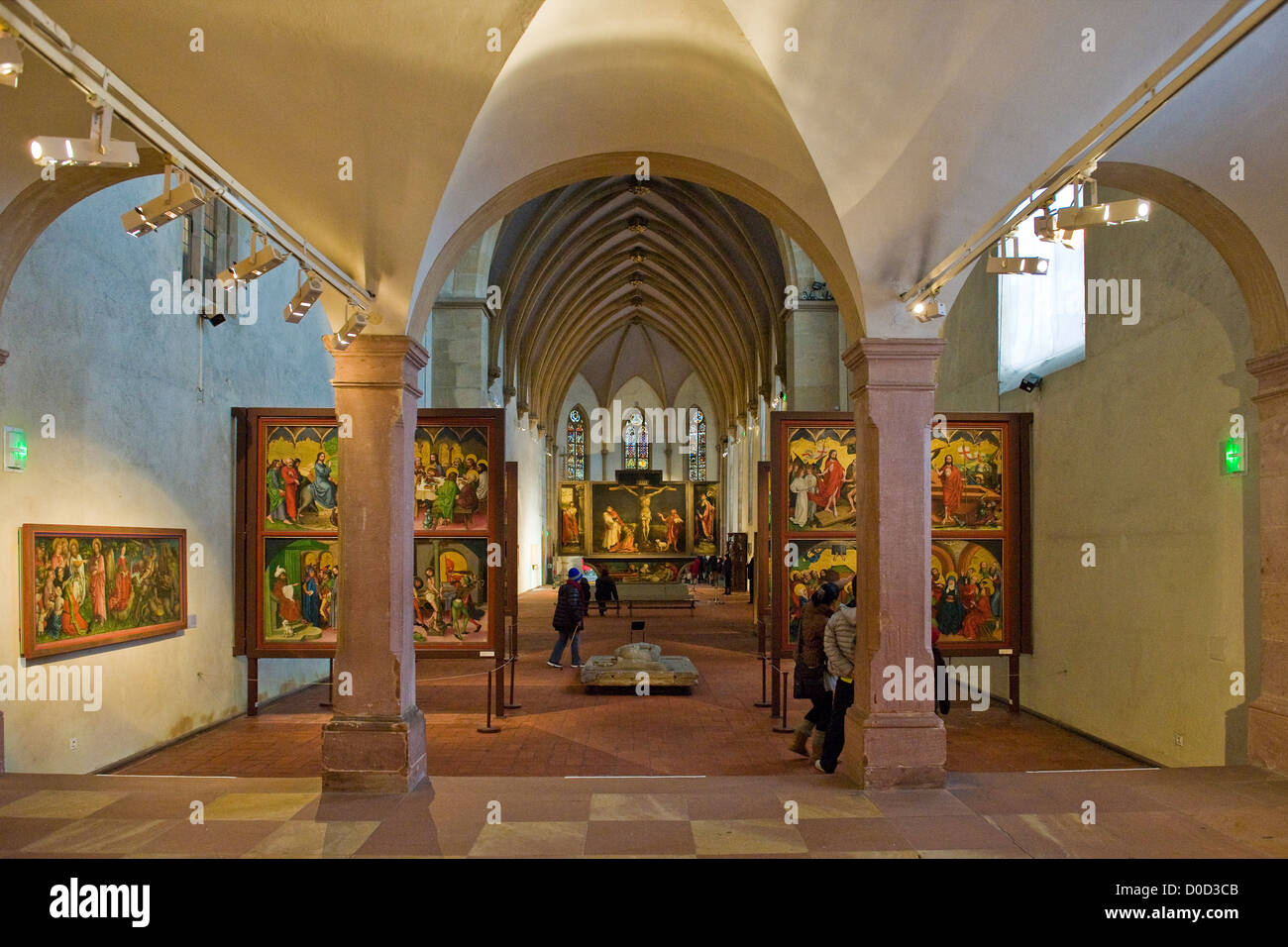 France, Alsace, Colmar, Unterlinden museum, the Isenheim altarpiece ...