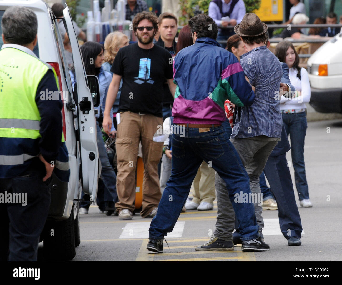 Robert F. Kennedy III on the set of new film 'AmeriQua' at Capodichino ...