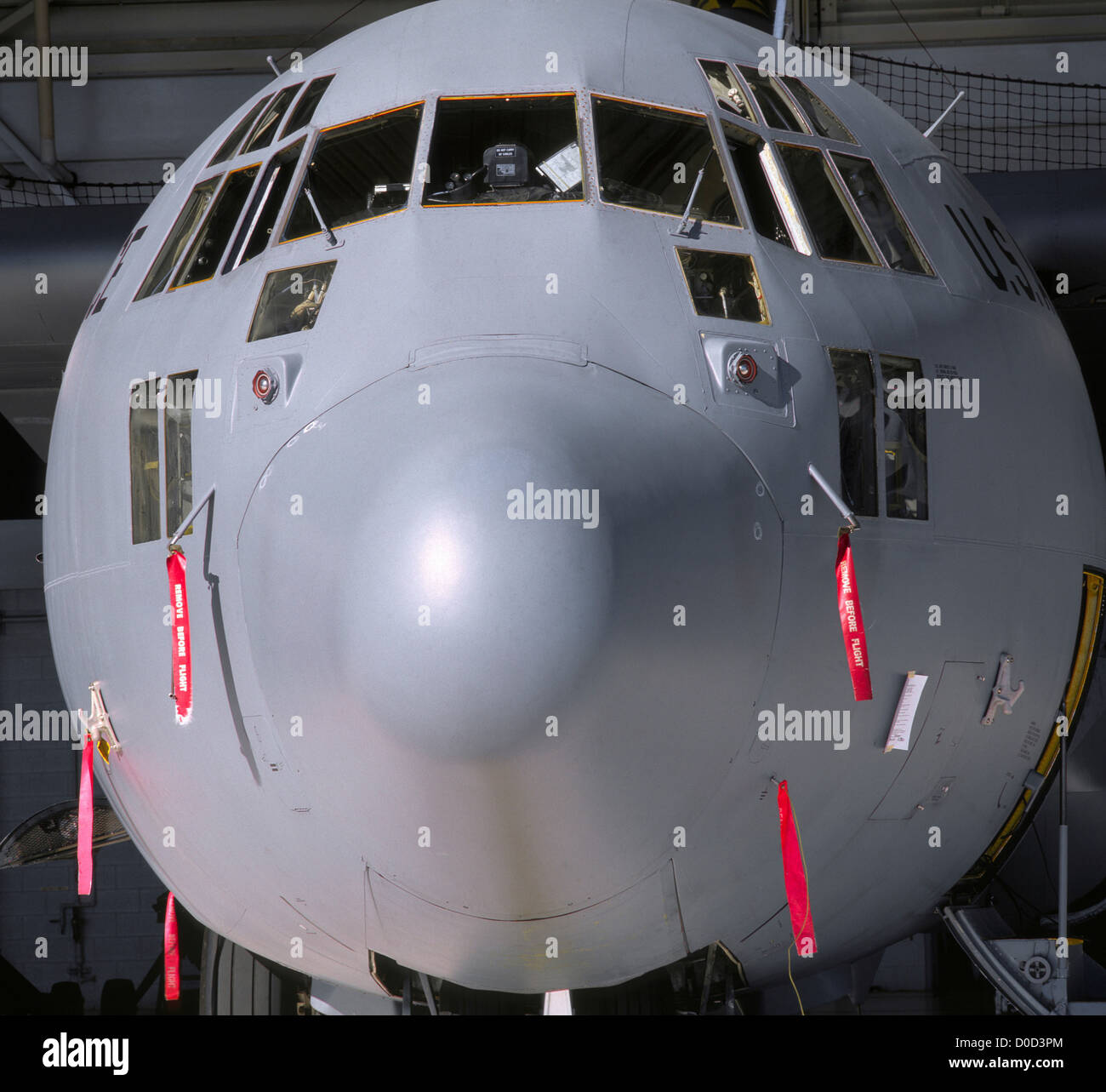 Head-On View of a C-130 Hercules Stock Photo - Alamy