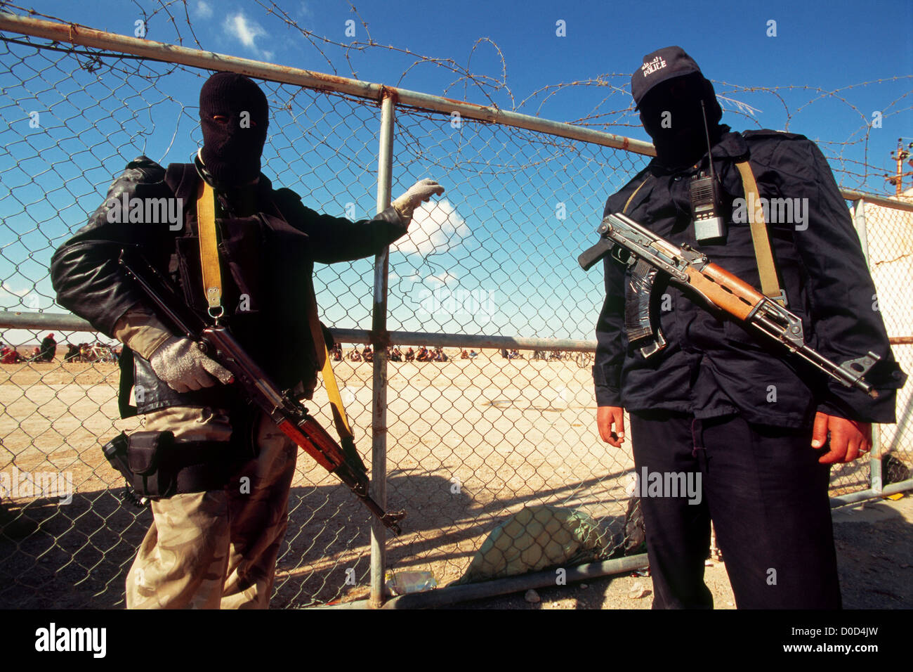 Masked Members of the Iraqi National Police Force Hold Their AK-47 ...
