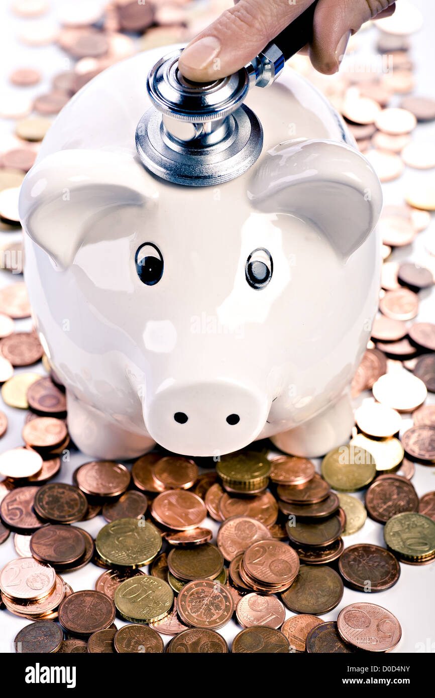 symbolic picture for medical care and financial problems Stock Photo ...