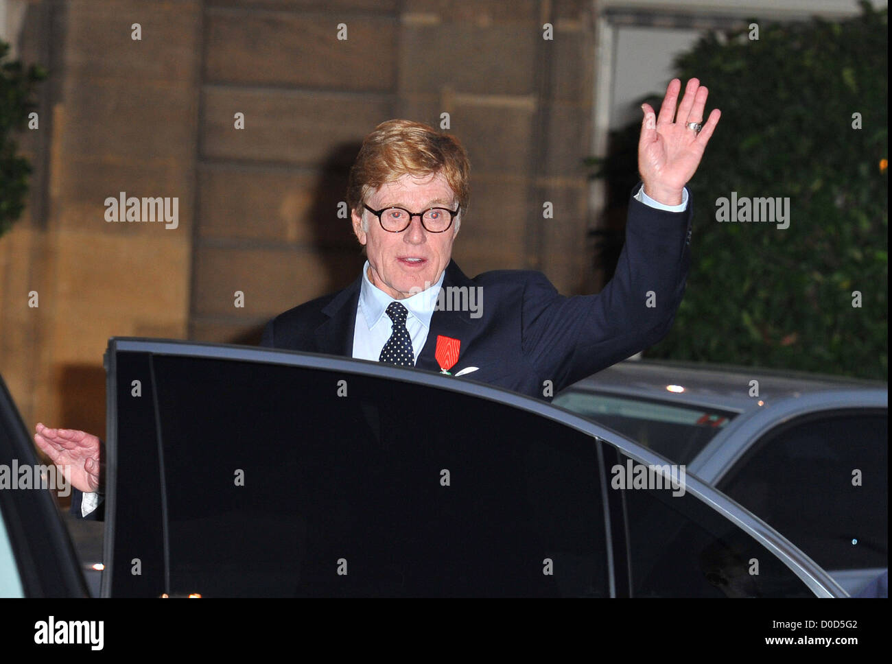 Robert Redford receives the Legion d'honneur at Elysee Palace Paris ...