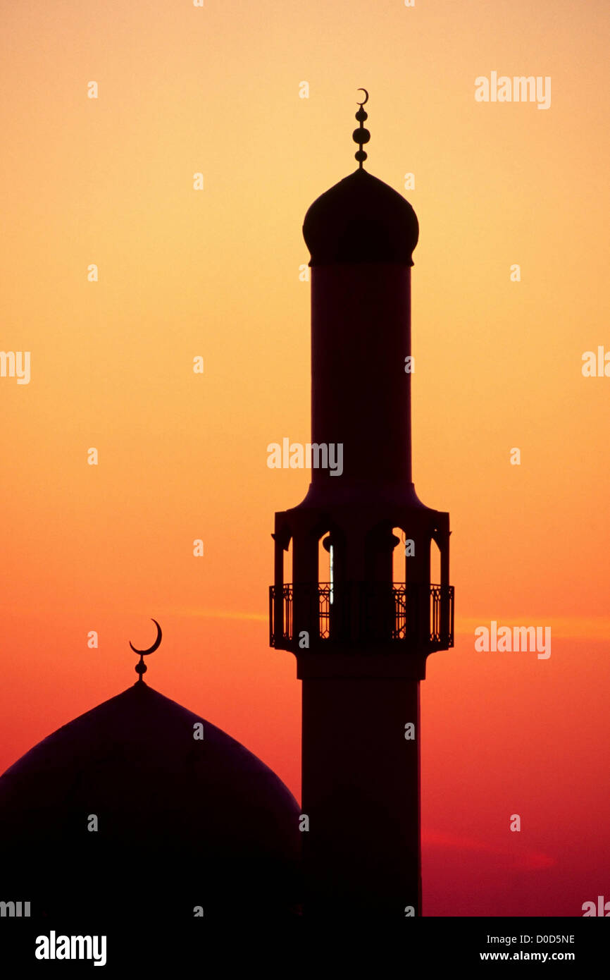 Detail of a Minaret of a Mosque at Al Asad Airbase in Iraq's Anbar ...