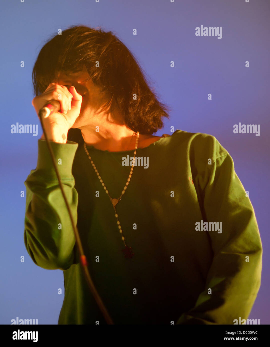 Tim Burgess of the The Charlatans perform at the O2 Academy Leeds Leeds ...