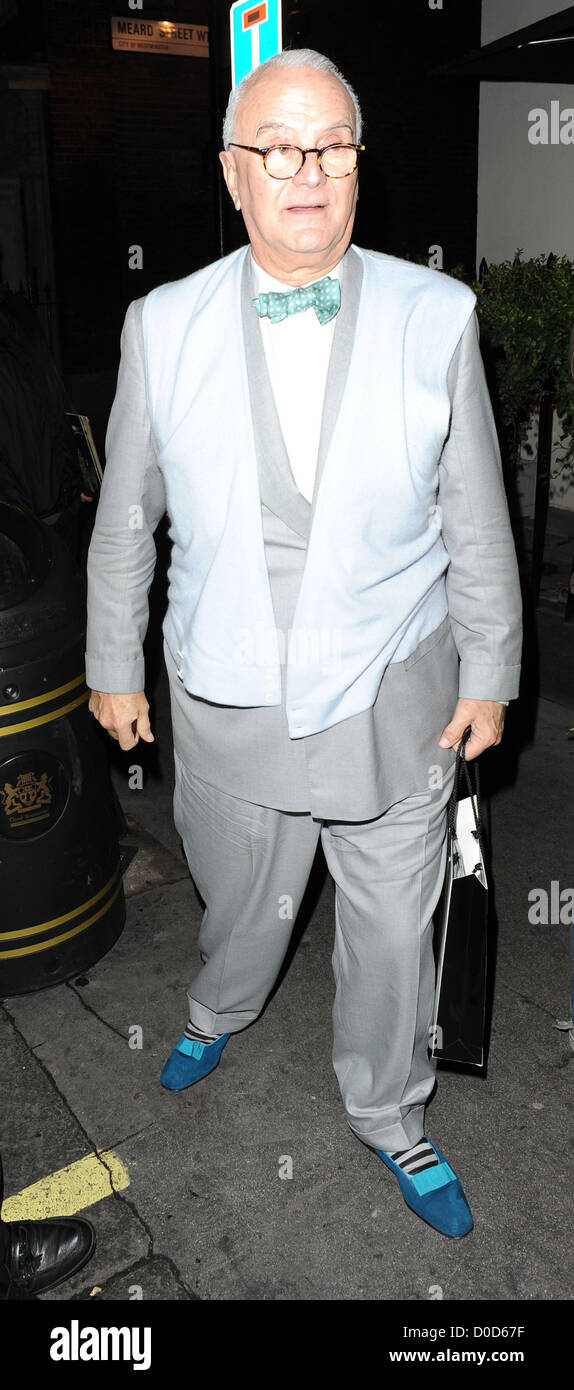 Manolo Blahnik, at Bryan Ferry's album launch, 'Olympia' at the Dean ...