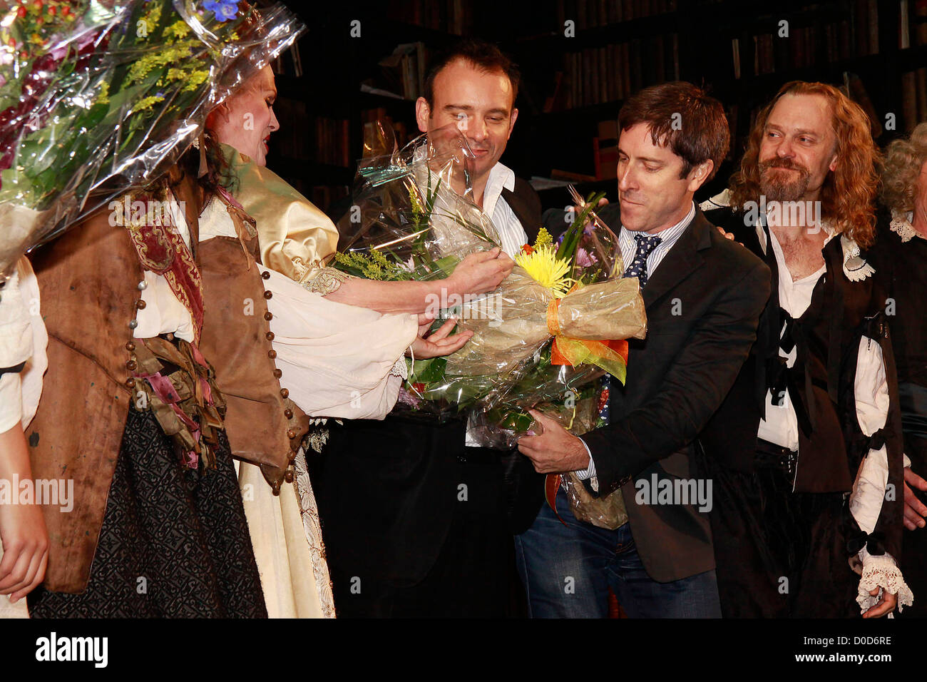 Joanna Lumley, Matthew Warchus, David Hirson, David Hyde Pierce and ...