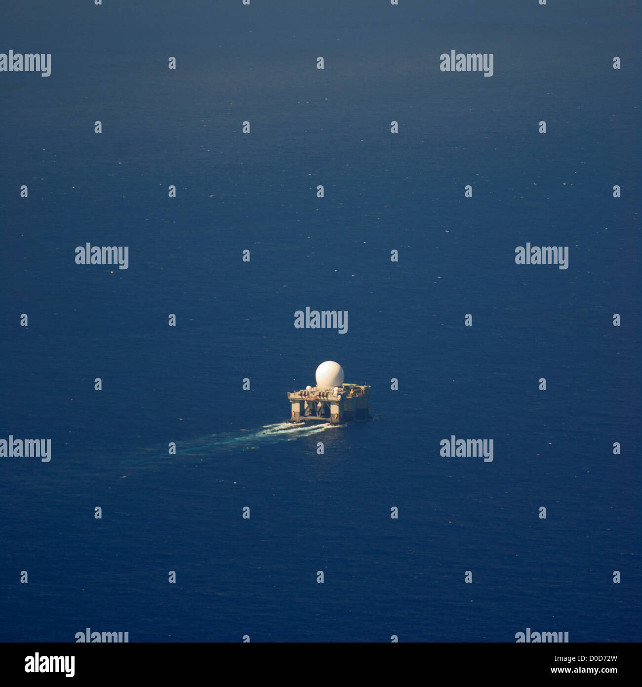 Sea Based X-Band Radar Component US Ballistic Missile Defense System ...