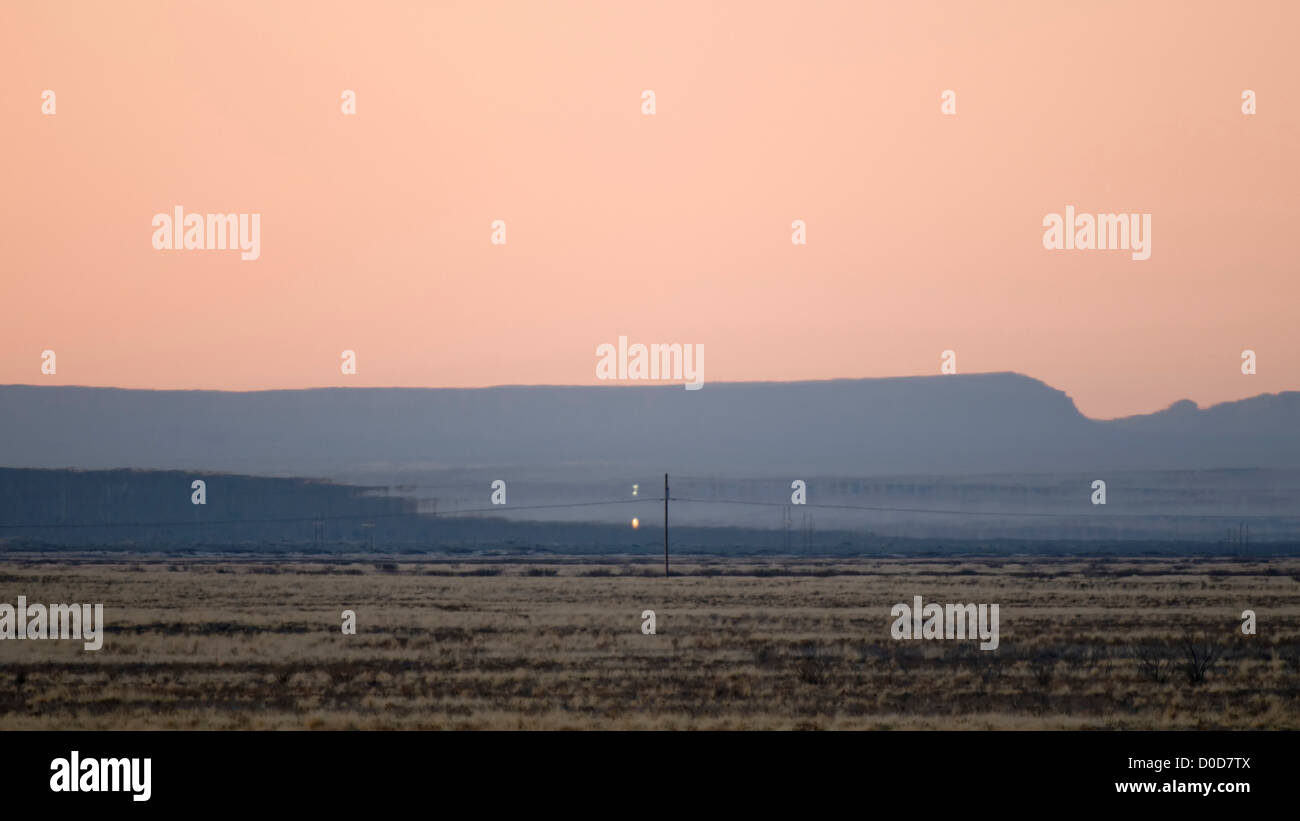 Complex Superior Mirage Makes Distant Lights Float Above the Horizon ...
