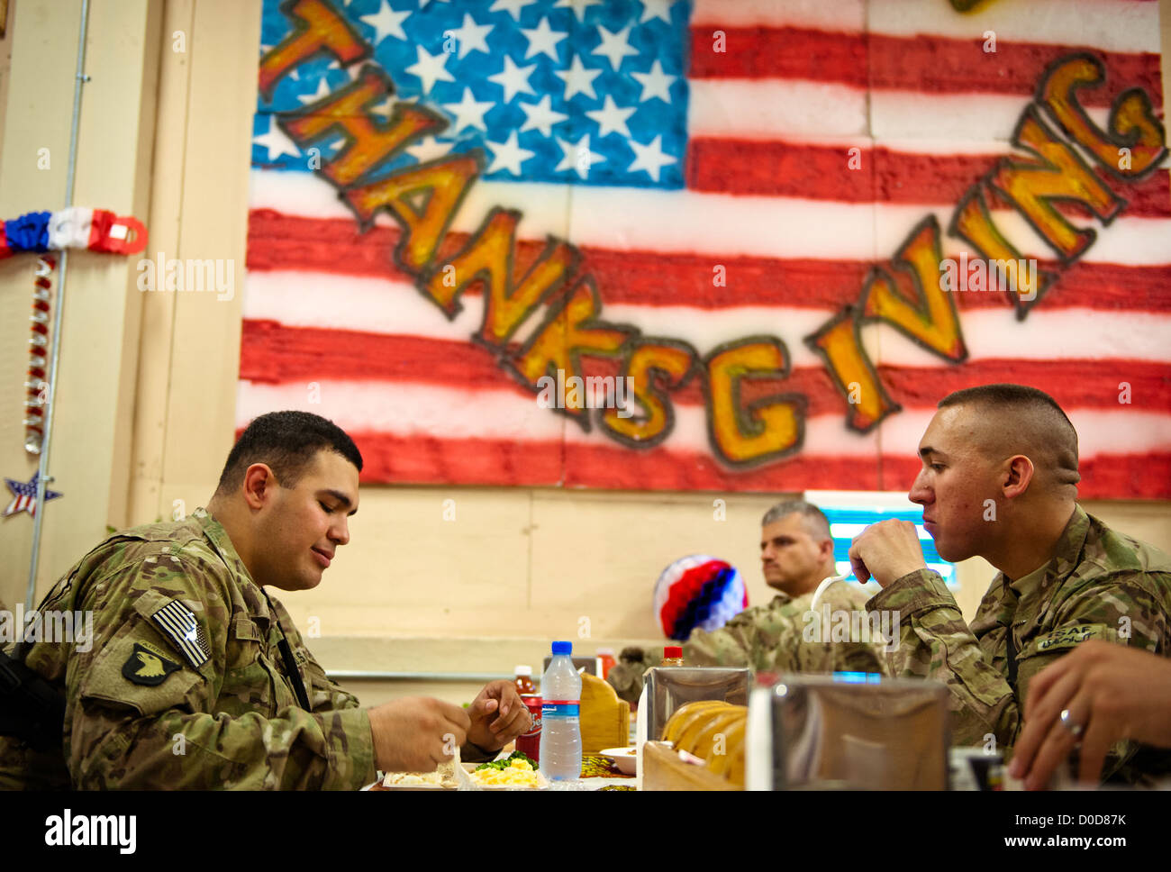 U.S. soldiers at Forward Operating Base Finley-Shields, Afghanistan ...