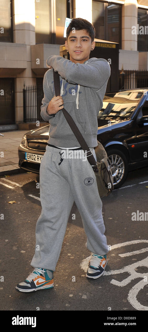 X Factor finalist Zain Malik from boy band One Direction arriving at ...