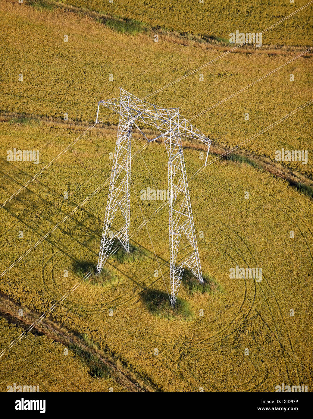 High Tension Power Line Stock Photo - Alamy