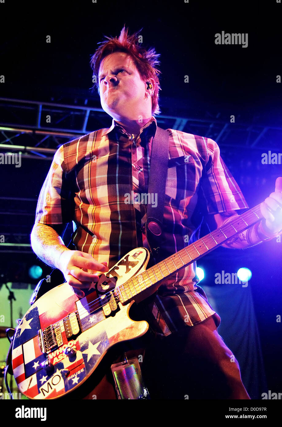 Jaret Reddick of Bowling For Soup performing at Liverpool O2 Academy ...
