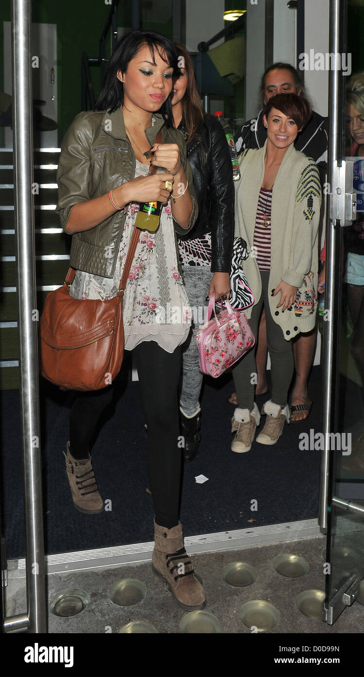 X Factor finalists Esther Campbell and Rebecca Creighton from girl ...