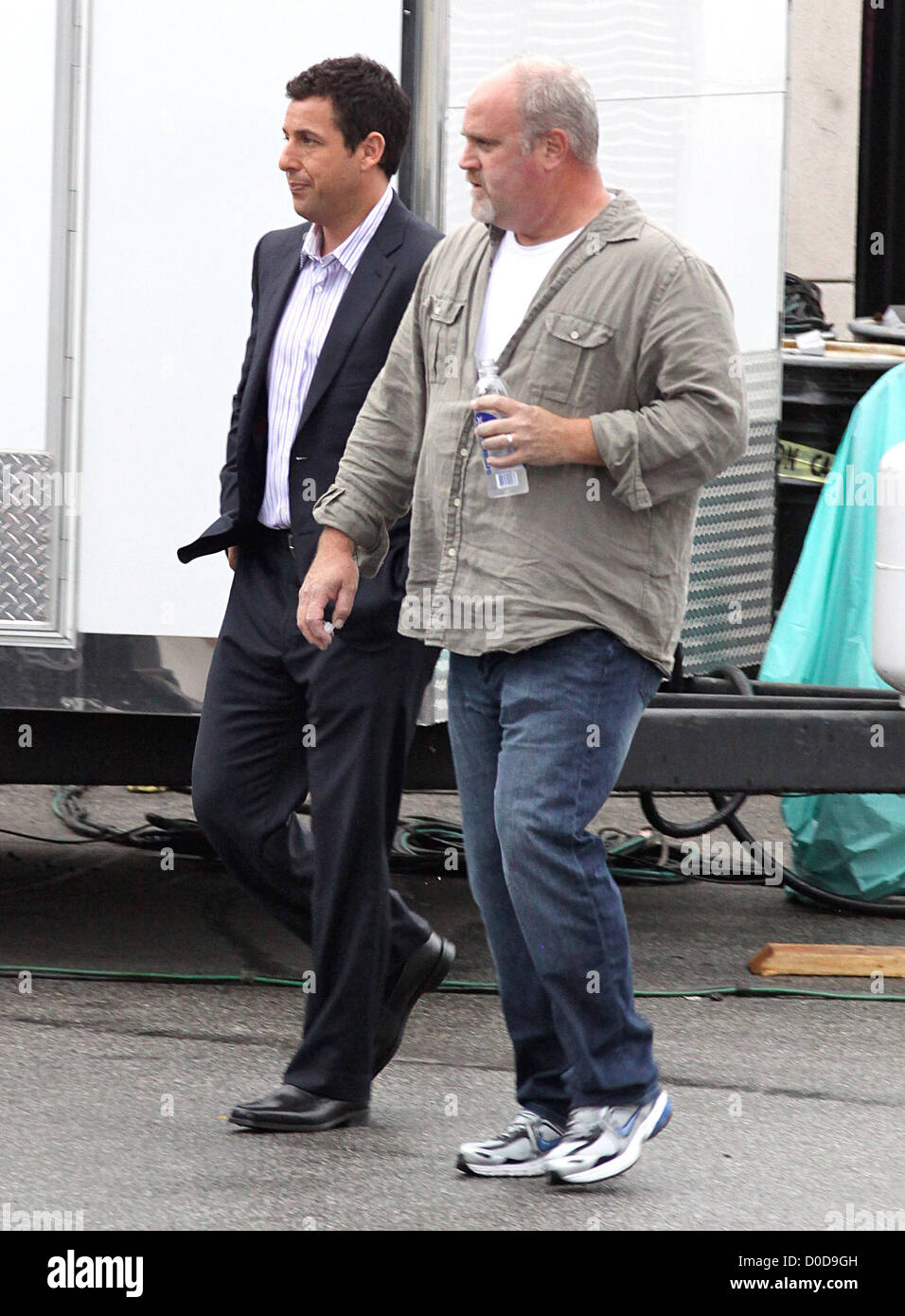 Adam Sandler on the movie set for the feature film 'Jack and Jill' Los ...