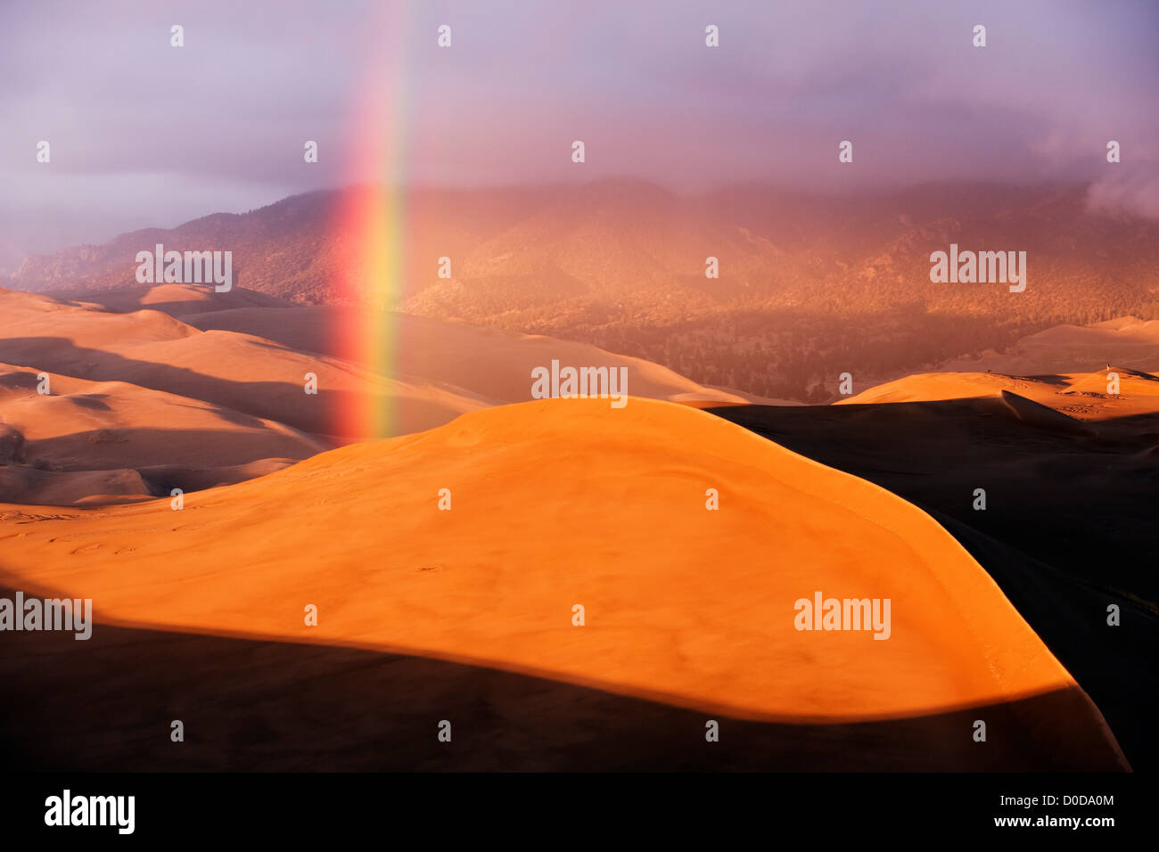 Rainbow point at thunderstorm hi-res stock photography and images - Alamy