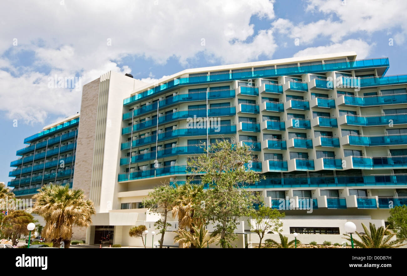 Luxury summer vacation hotel with blue windows at Rhodes island in ...