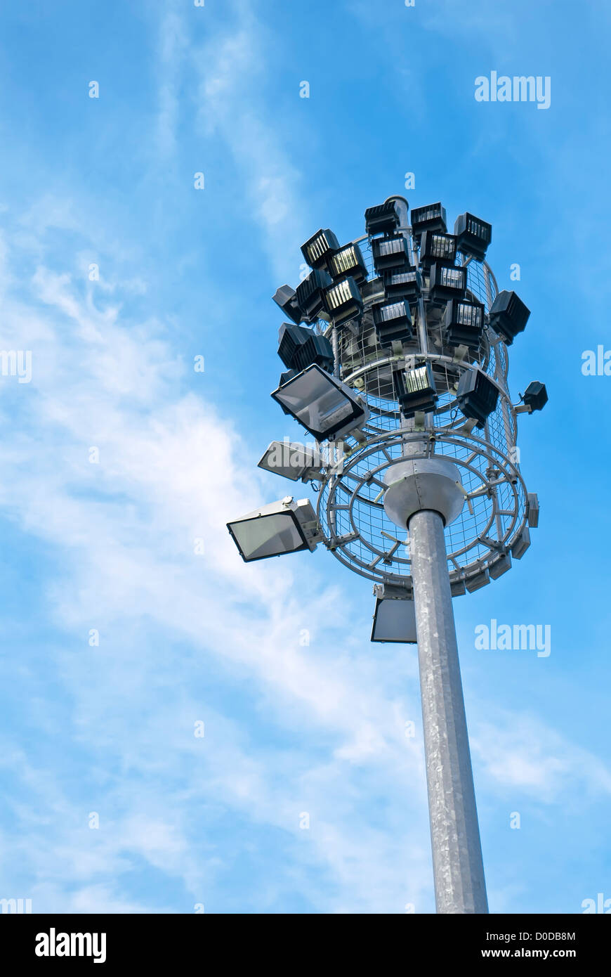 Light tower with floodlights hi-res stock photography and images - Alamy