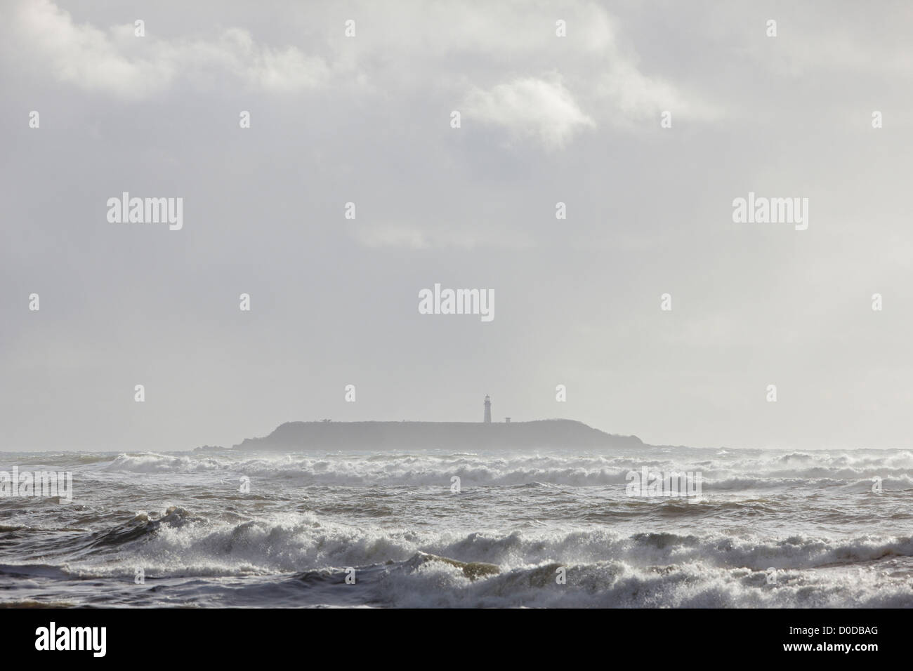 Destruction Island and Lighthouse Stock Photo - Alamy