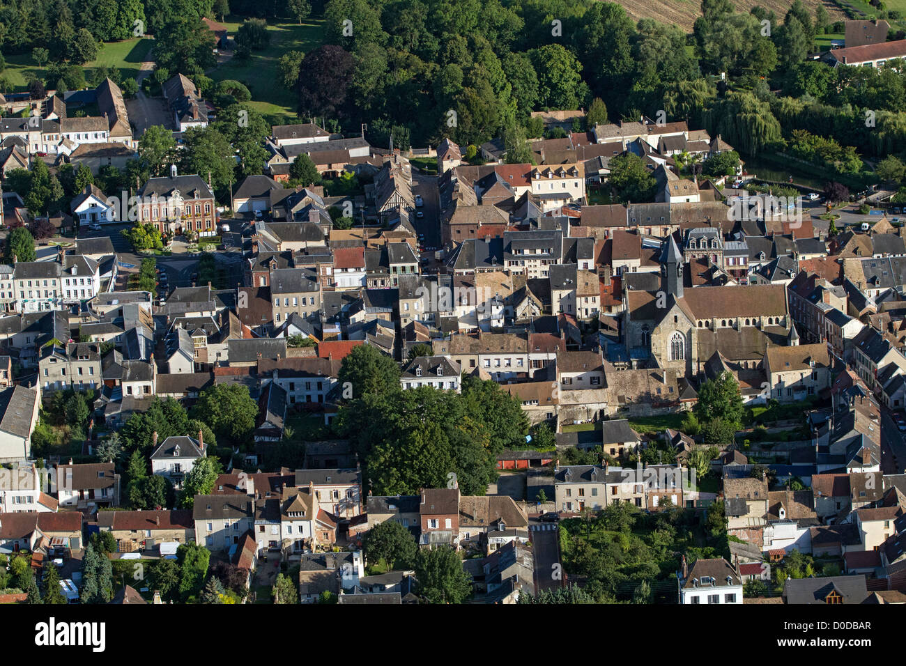 THE VILLAGE OF PACY-SUR-EURE EURE (27) NORMANDY FRANCE Stock Photo - Alamy