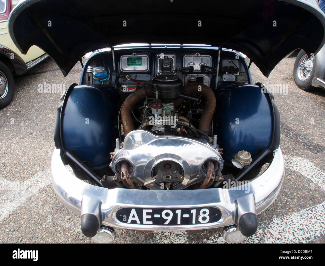 1959 Panhard PL17L1 engine Stock Photo - Alamy