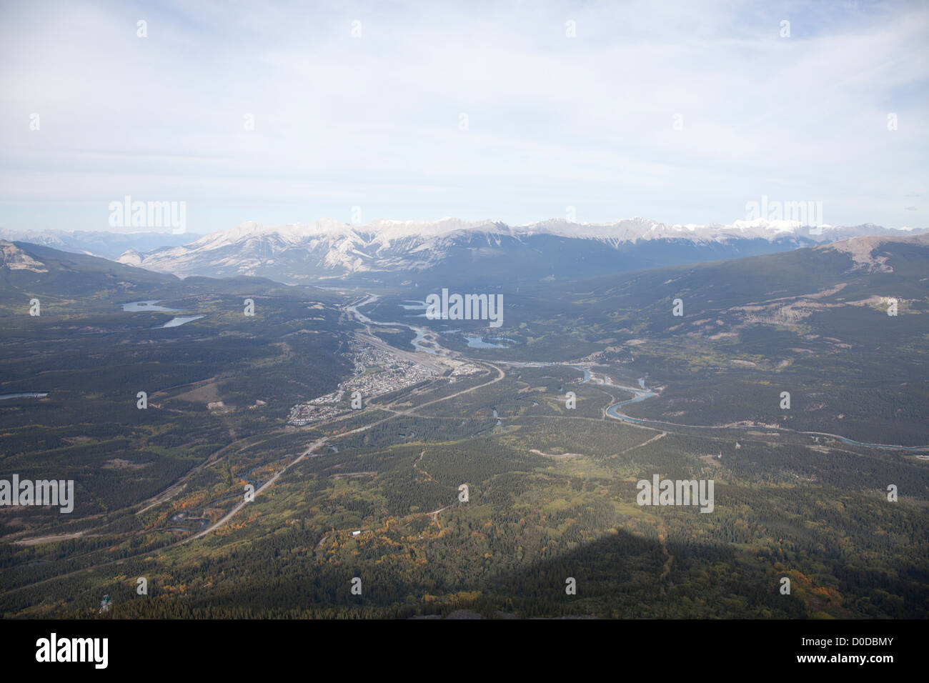 Jasper Townsite, Jasper National Park, Alberta, Canada Stock Photo - Alamy