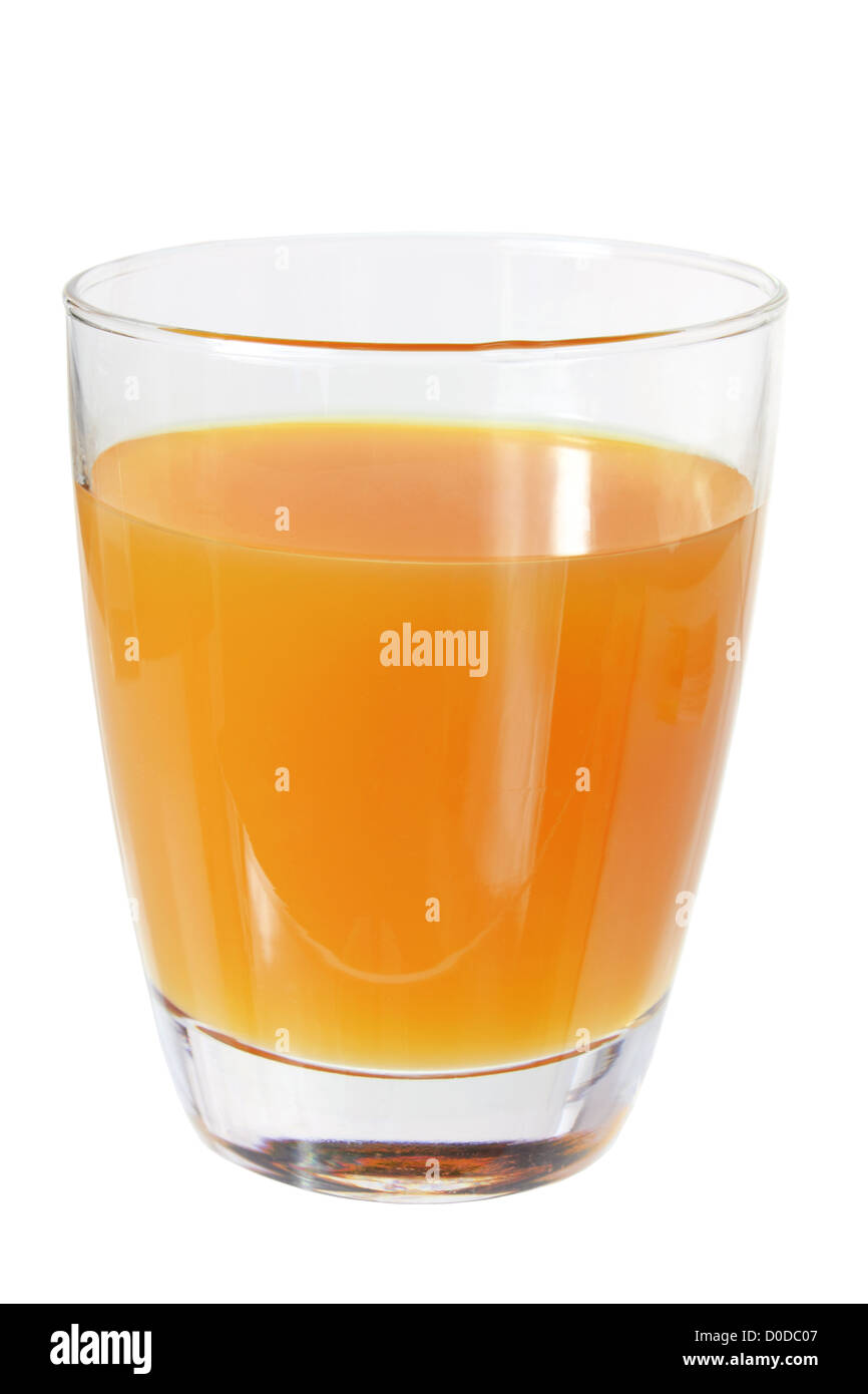 Glass of Orange Juice Stock Photo - Alamy