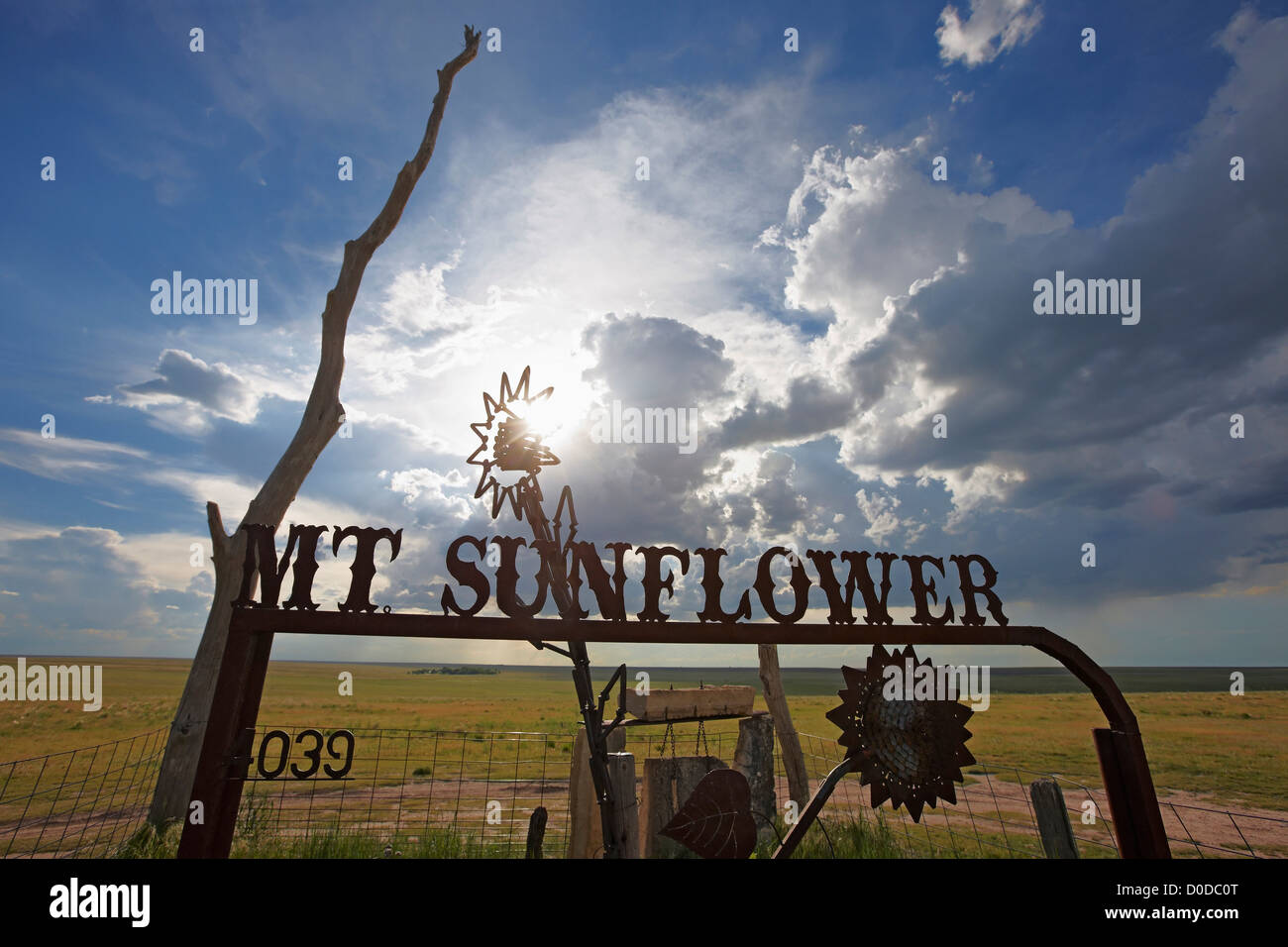 Mount Sunflower, The Highest Point in Kansas Stock Photo - Alamy