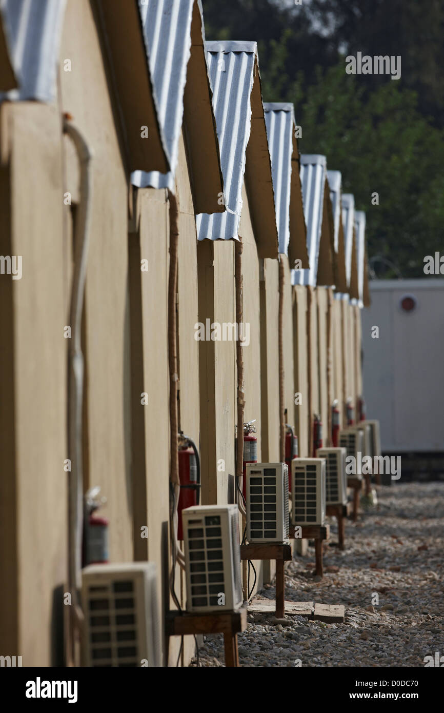 Living Quarters at Military Camp in Jalalabad Stock Photo - Alamy