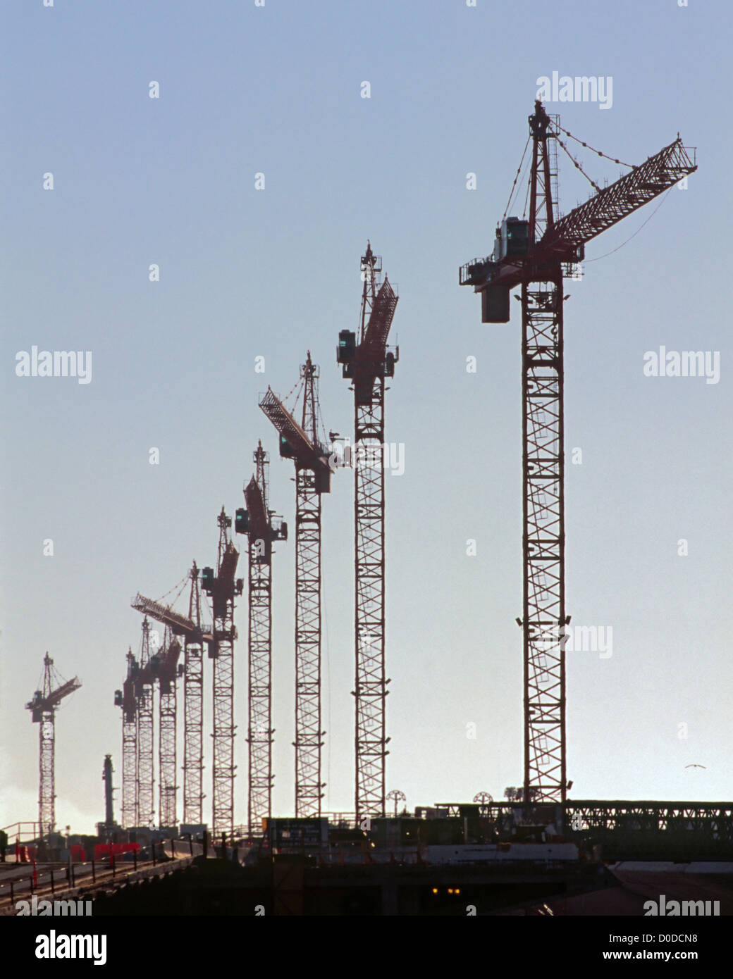 Working Monuments of Construction Stock Photo - Alamy