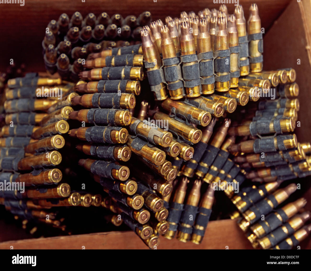 Box of Blank Rounds Stock Photo - Alamy