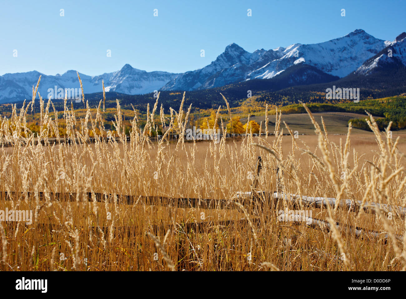 A view of Sneffels Range, from the north, showing Mount Sneffels and a ...