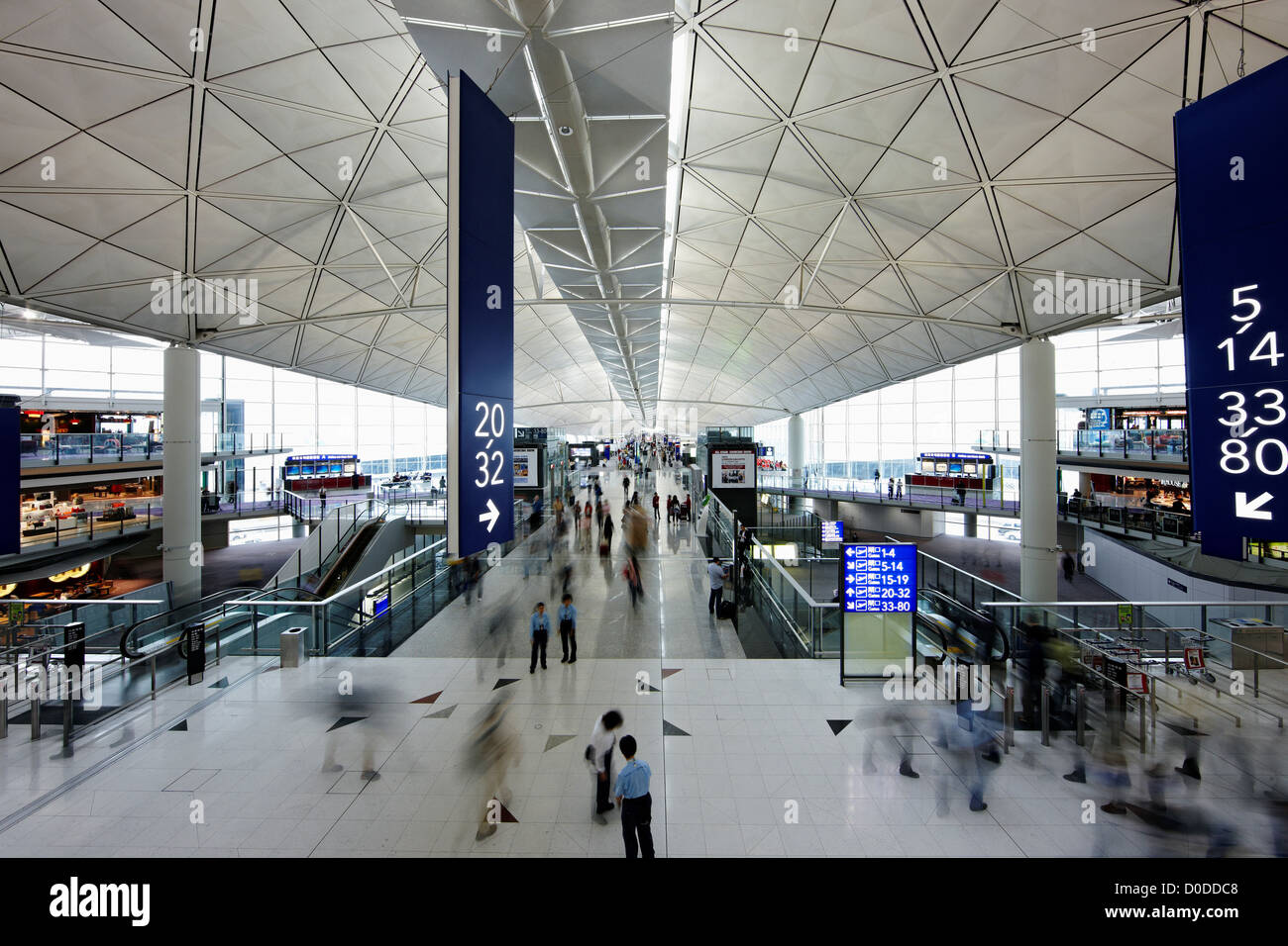 Hong Kong International Airport Terminal Stock Photo - Alamy