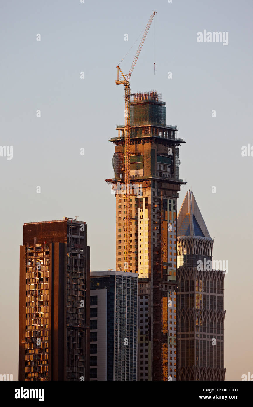 High Rise Construction in Dubai Stock Photo - Alamy